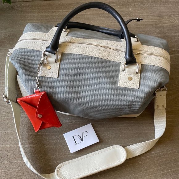 Diane Von Furstenberg | Bags | Dvf Tote Satchel Bag | Poshmark